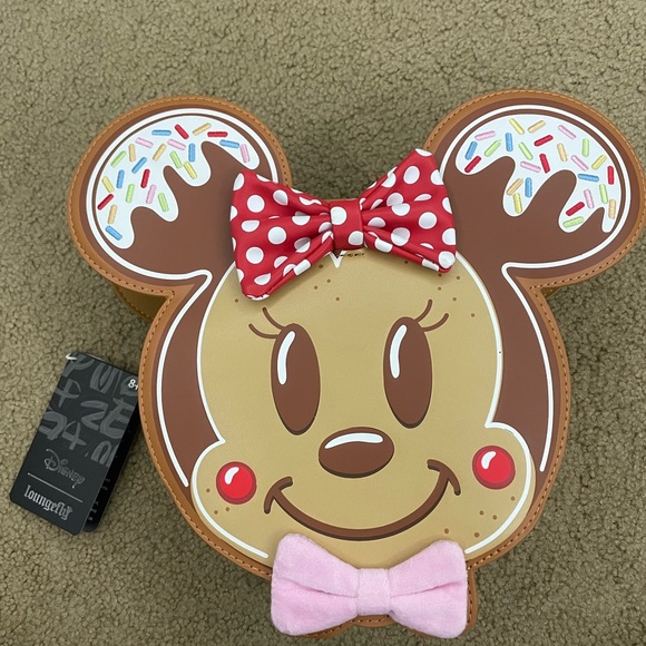 Loungefly | Bags | Loungefly Minnie Mickey Mouse Gingerbread Cookie ...